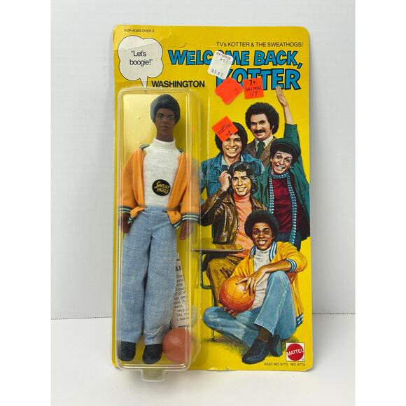 Mattel | Toys | Welcome Back Kotter Washington 9 Action Figure 976 ...
